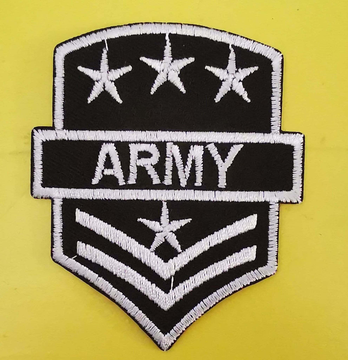 Army Embroidered Iron on Patch