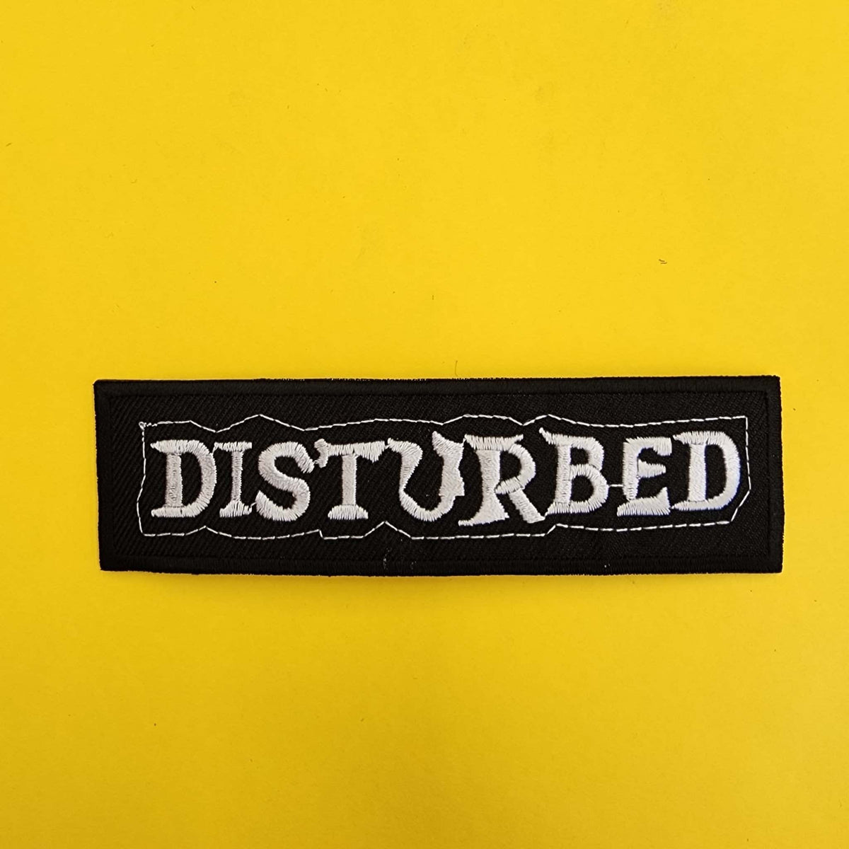 Disturbed Iron on Patch