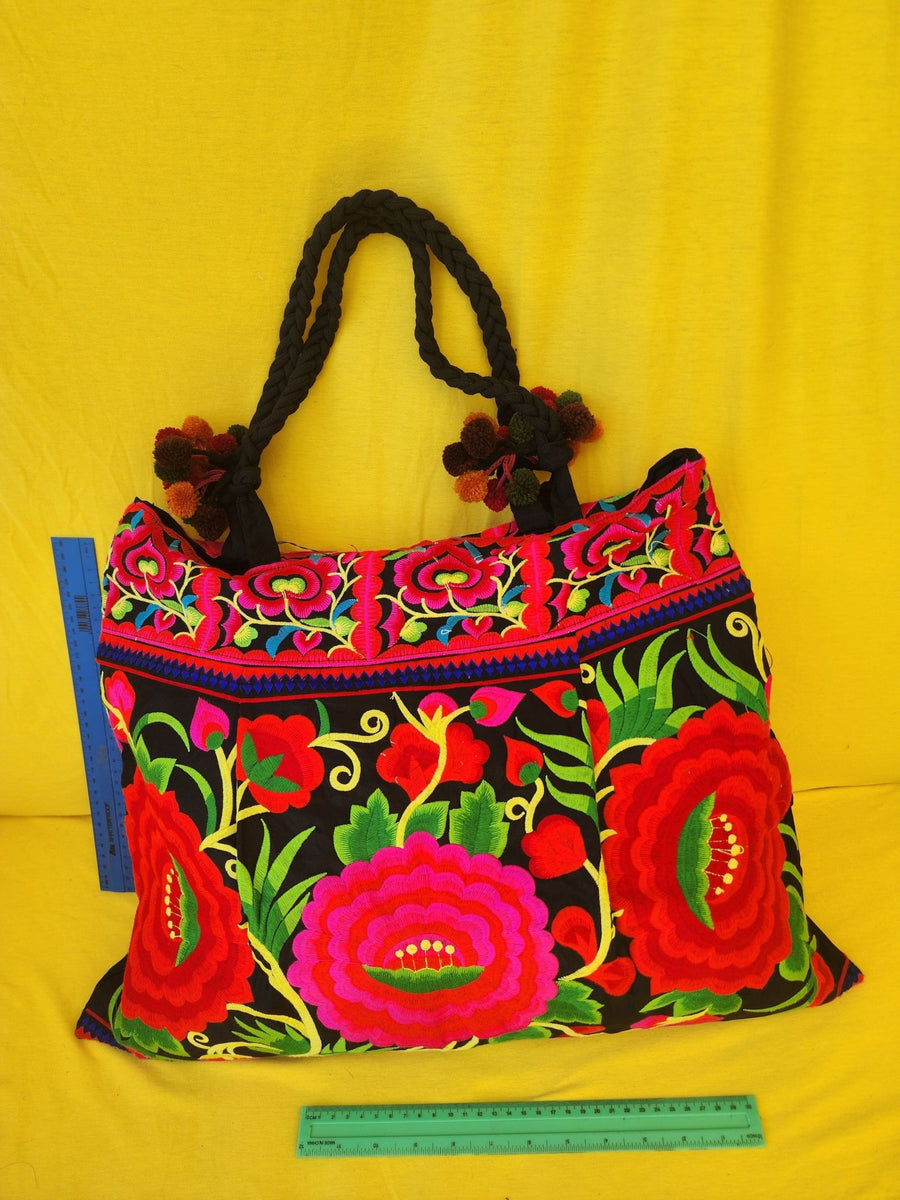 Hmong embroidered Flower bag. Kwaito koeksister