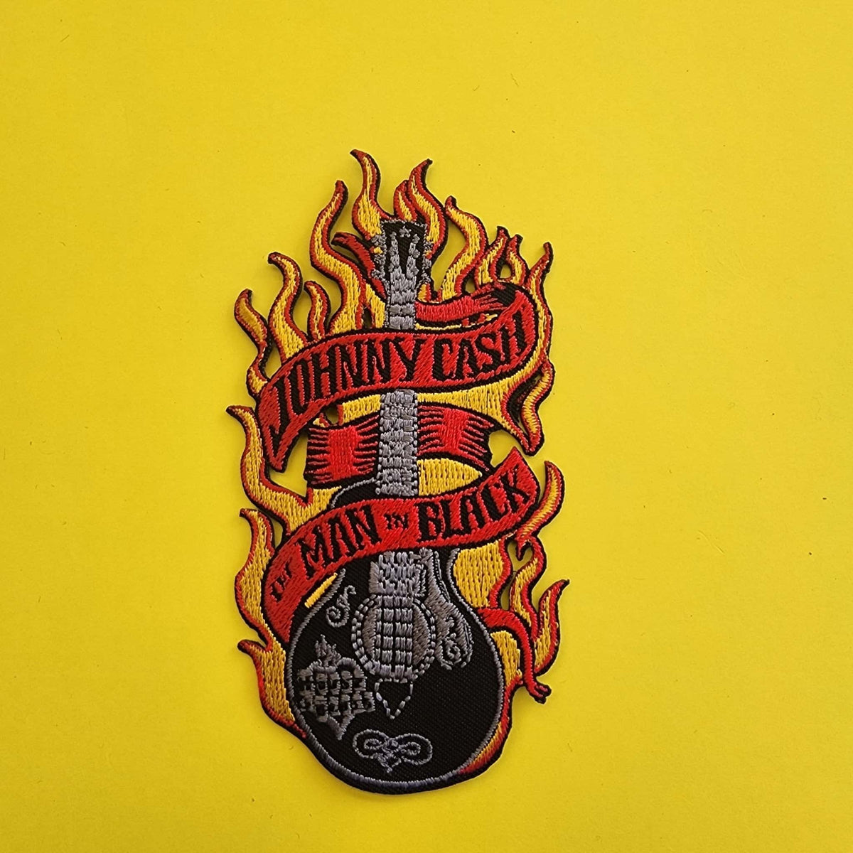Johnny Cash Iron on Patch