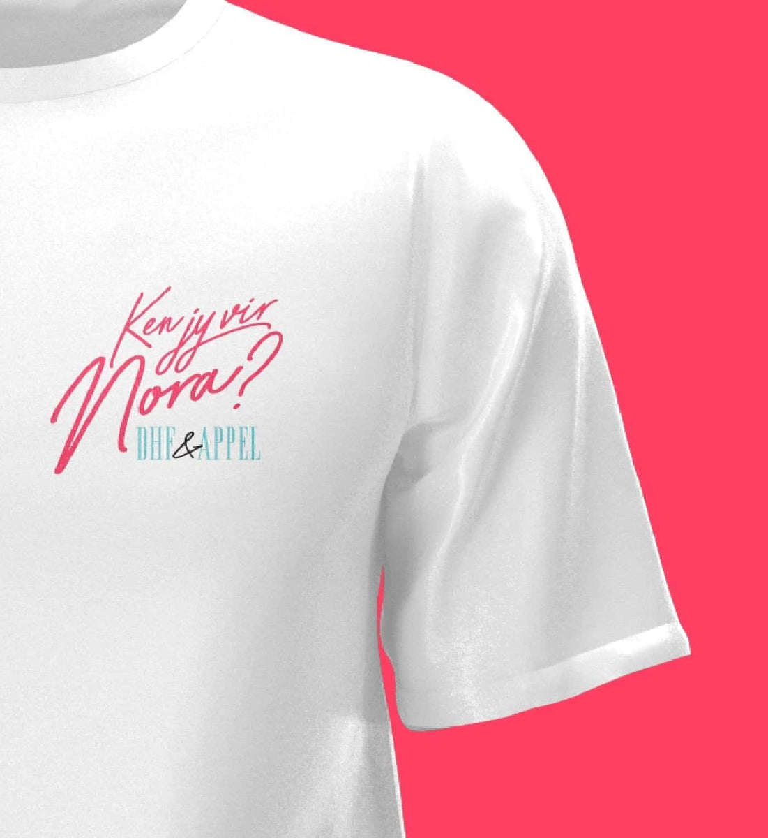 Ken jy vir Nora? Wit T-Shirt| Kwaitokoeksister