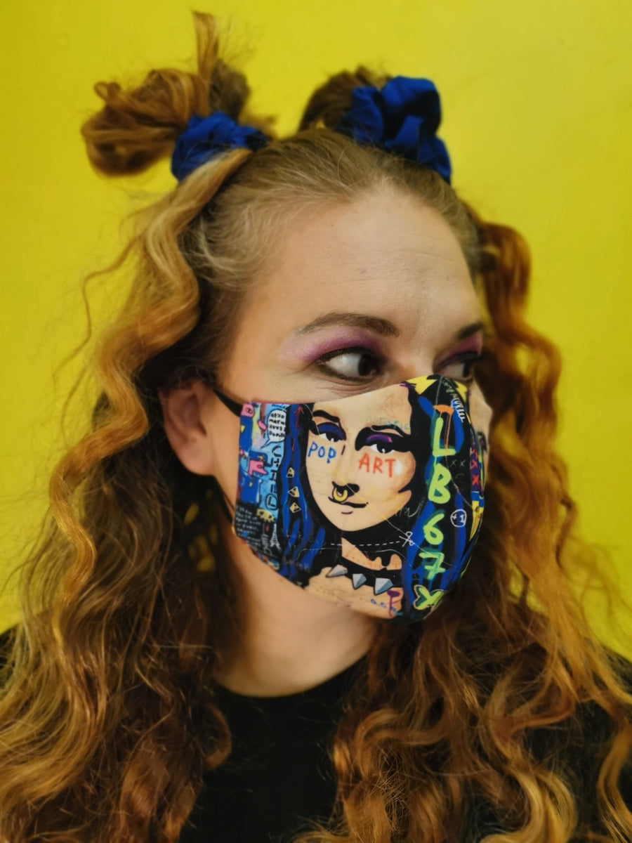 Mona Lisa Dome Mask (reversible)