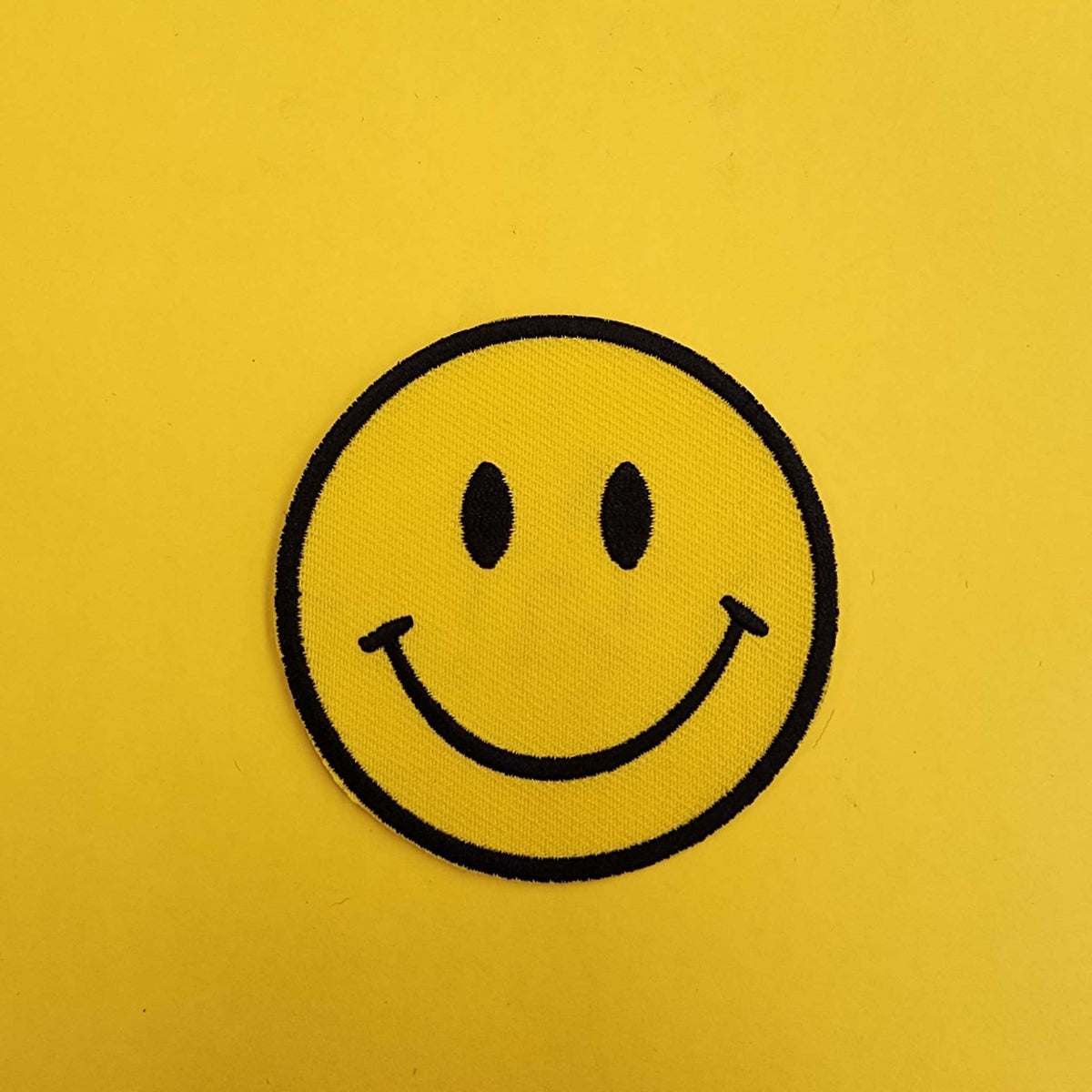 Smiley Iron on Patch